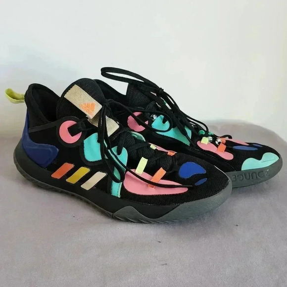 adidas | Shoes | Adidas Harden Stepback 2 Basketball Black Multi Us 85 ...